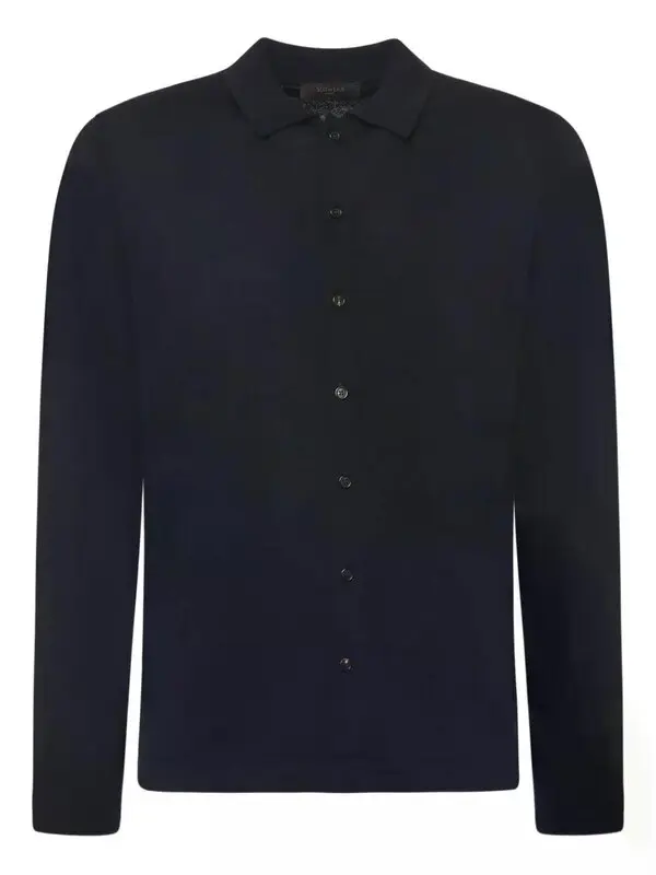 ZANONE Wool Shirt - Blue