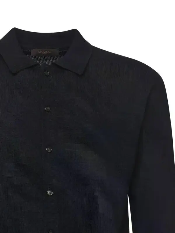 ZANONE Wool Shirt - Blue
