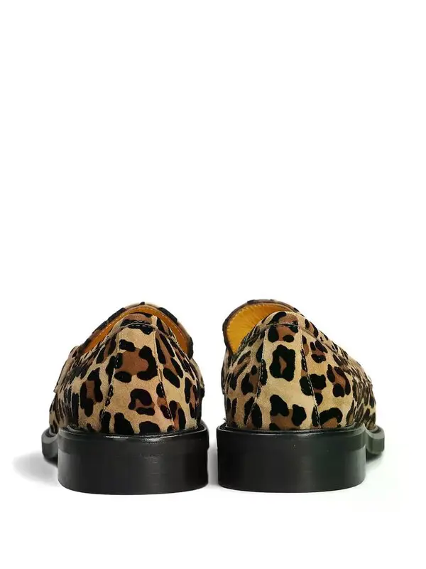 MARA BINI Frida Animal-print Loafers