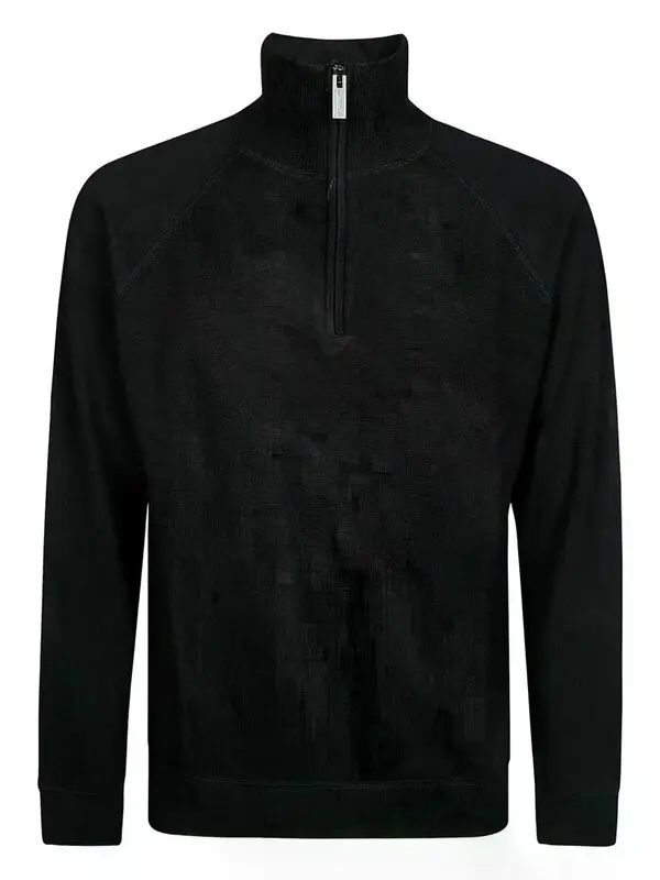 PAOLO PECORA Half-zip High-neck Sweater