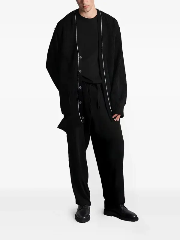 Yohji Yamamoto Button Trim Cardigan