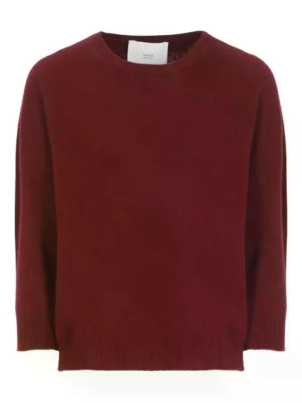 VANISÈ Ribbed-trim Crew-neck Sweater