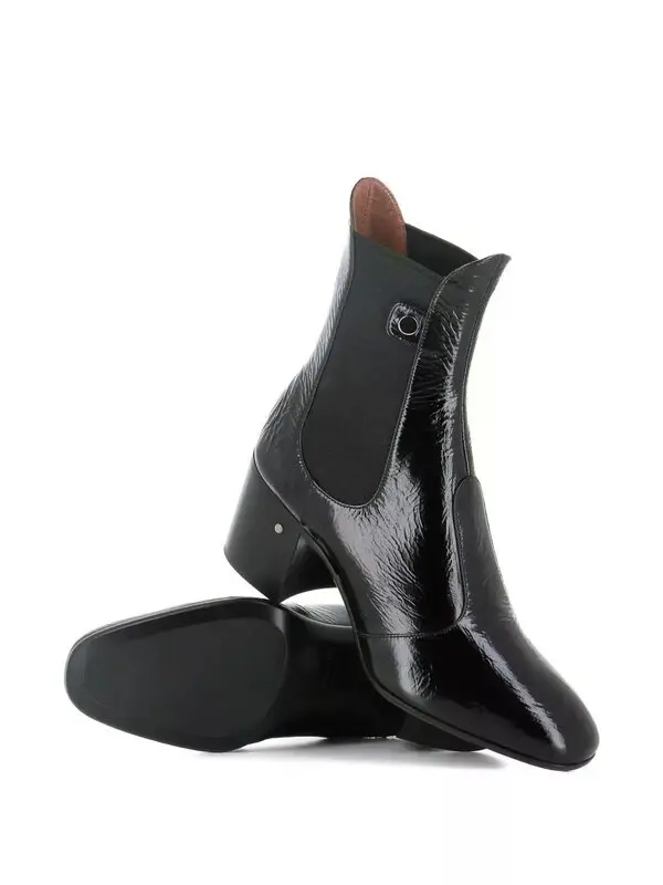 Laurence Dacade 60mm Angie Leather Chelsea Boots - Black