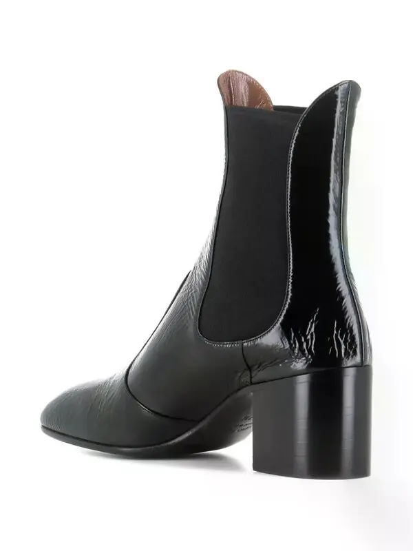 Laurence Dacade 60mm Angie Leather Chelsea Boots - Black