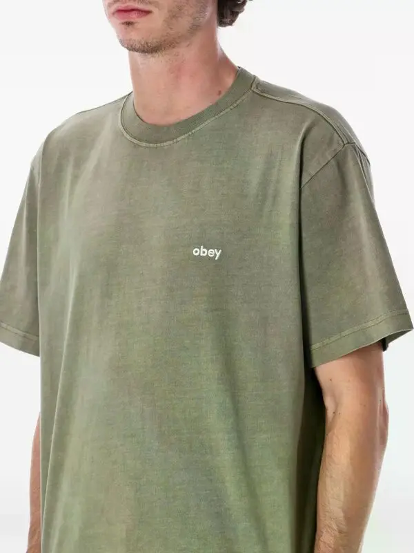 Obey Logo T-shirt - Green
