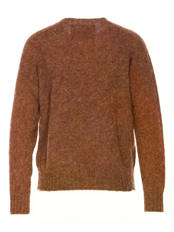 Howlin' Shaggy Bear Sweater - Brown