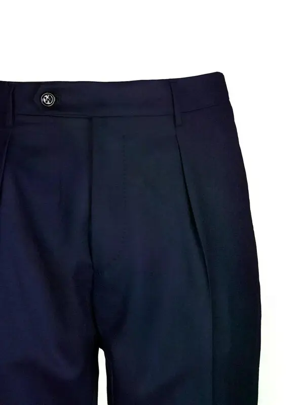 BERWICH Chiaia Pleated Trousers - Blue