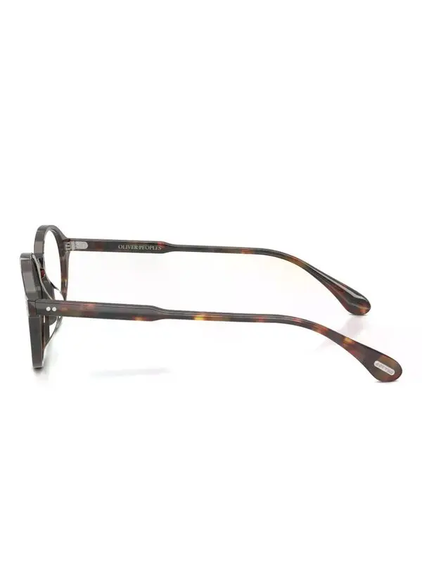 Oliver Spencer Round-frame Glasses - Brown