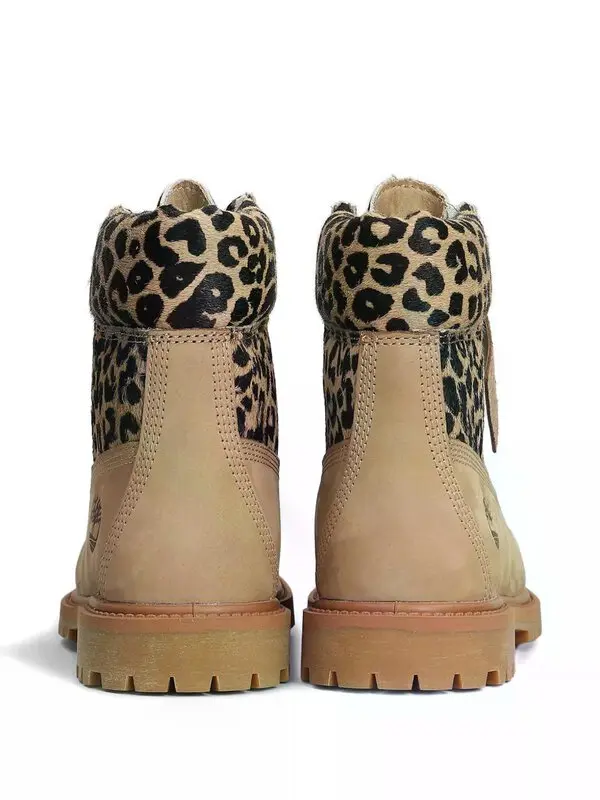 Timberland 6" Premium Leopard-print Boots
