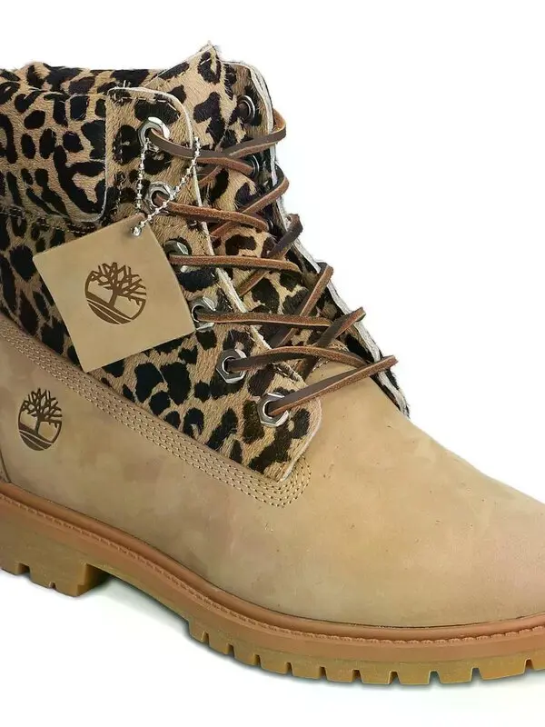 Timberland 6" Premium Leopard-print Boots