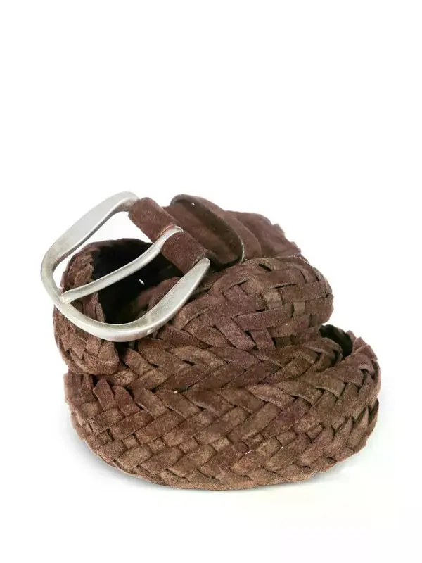 Orciani Woven Suede Belt