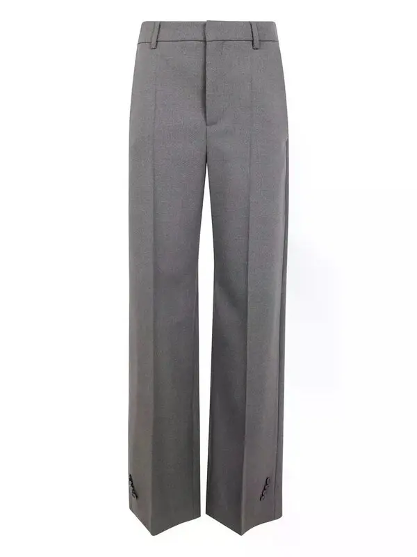 JEAN PAUL GAULTIER Button-detail Trousers - Grey