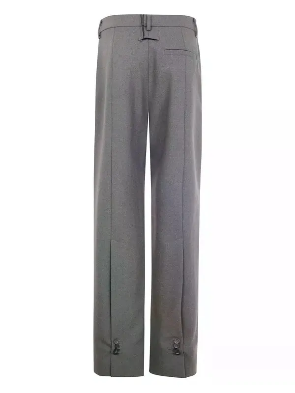 JEAN PAUL GAULTIER Button-detail Trousers - Grey