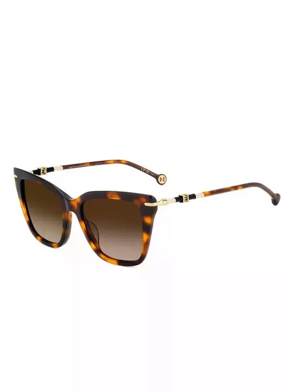 Carolina Herrera Cat-eye Tortoiseshell Sunglasses
