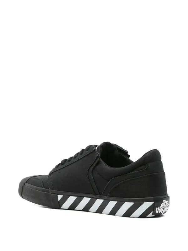 Off-White Vulcanized Undercut Sneakers - Black