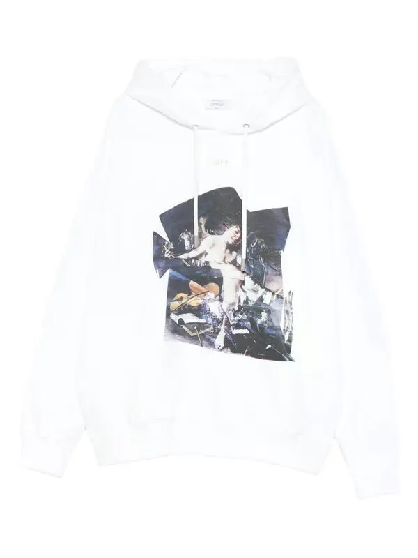 Off-White Graphic-print Hoodie - White