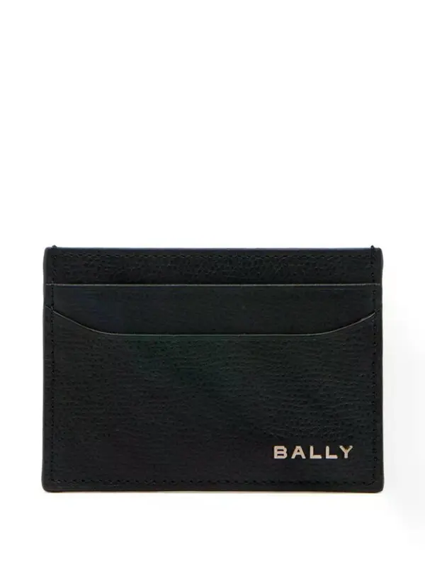 Bally Essential Grained Card Holder - Black