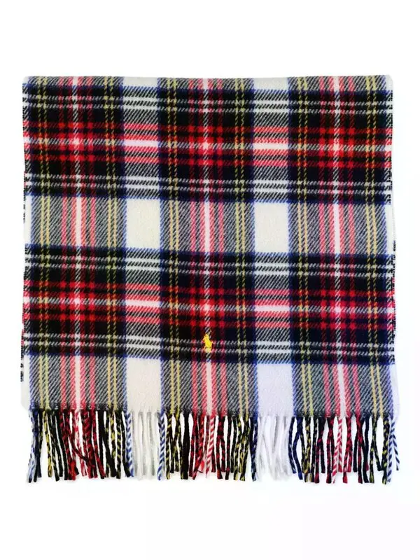 Polo Ralph Lauren Checkered Scarf - Red