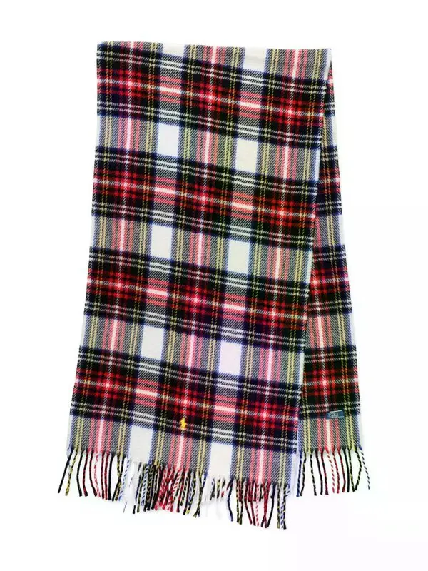 Polo Ralph Lauren Checkered Scarf - Red