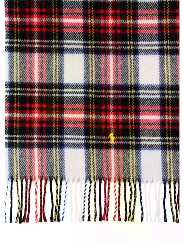 Polo Ralph Lauren Checkered Scarf - Red