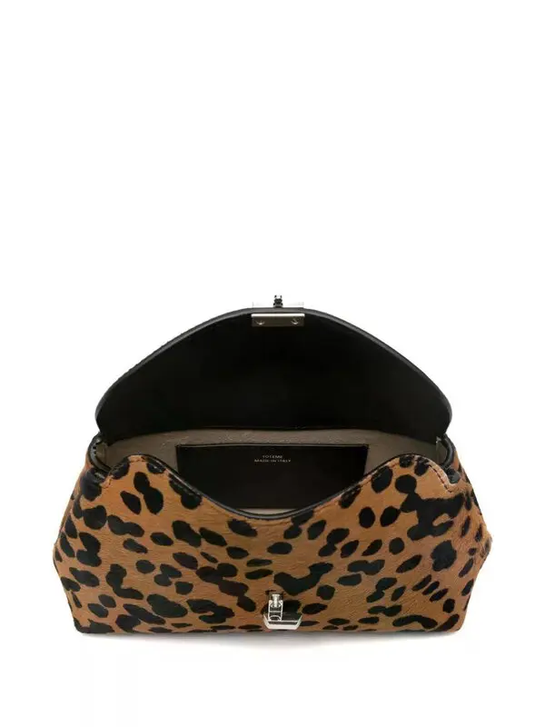 TOTEME Leopard-print Foldover Clutch Bag