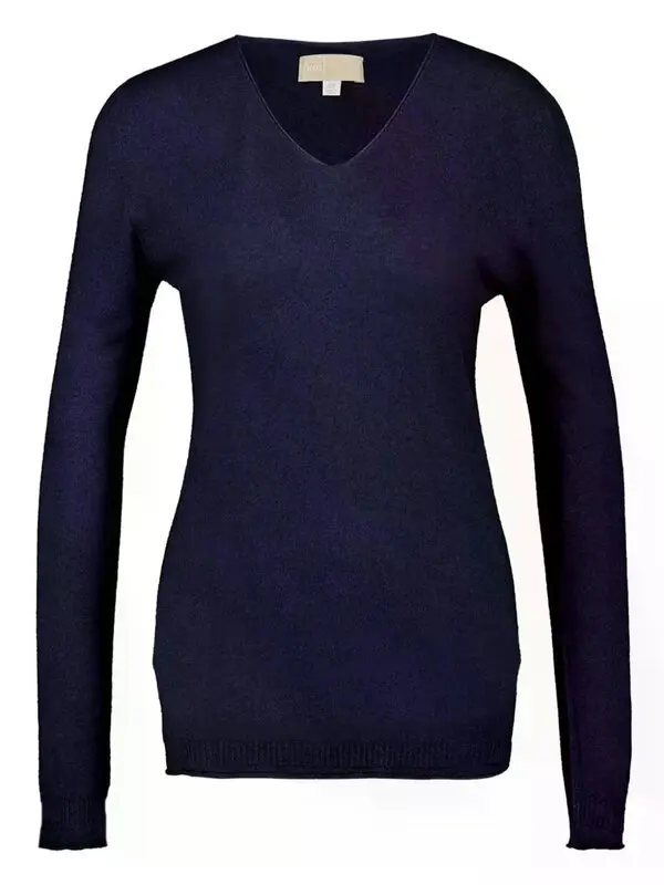 120% Lino Cashmere V-neck Sweater
