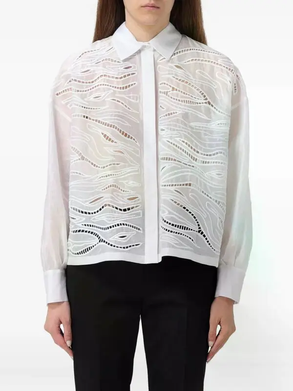 Max Mara Picasso Cut-out Shirt