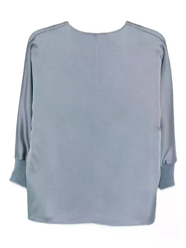 LE TRICOT PERUGIA V-neck Blouse