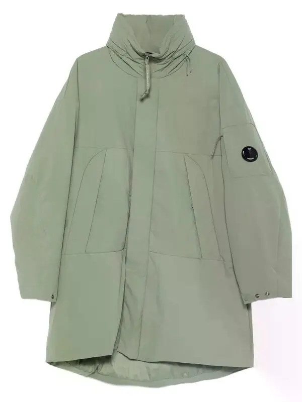 C.P. COMPANY High-neck Panelled Jacket - Green