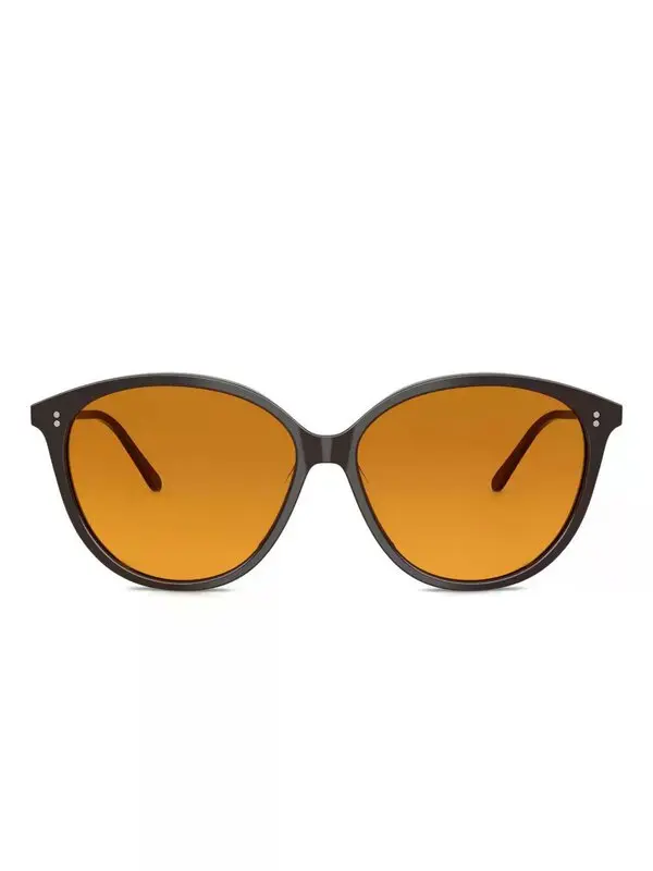 Oliver Spencer Round-frame Sunglasses - Brown