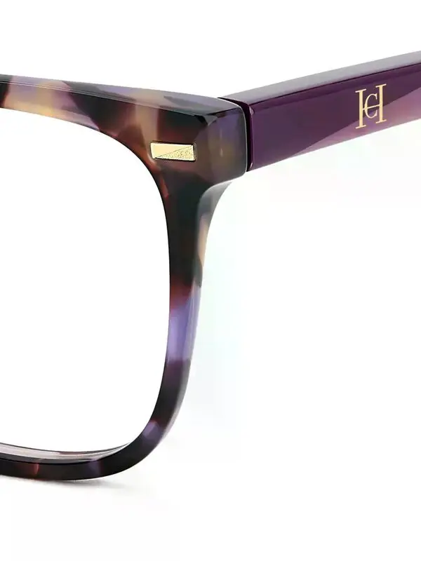 Carolina Herrera Square-frame Patterned Glasses