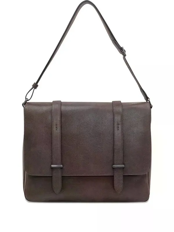 ORTIGNI Jones Strap Messenger Bag - Brown