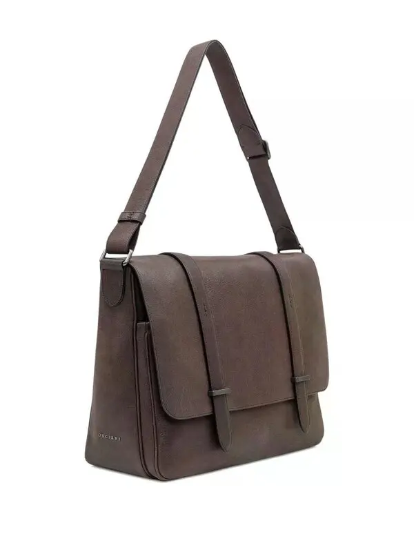 ORTIGNI Jones Strap Messenger Bag - Brown