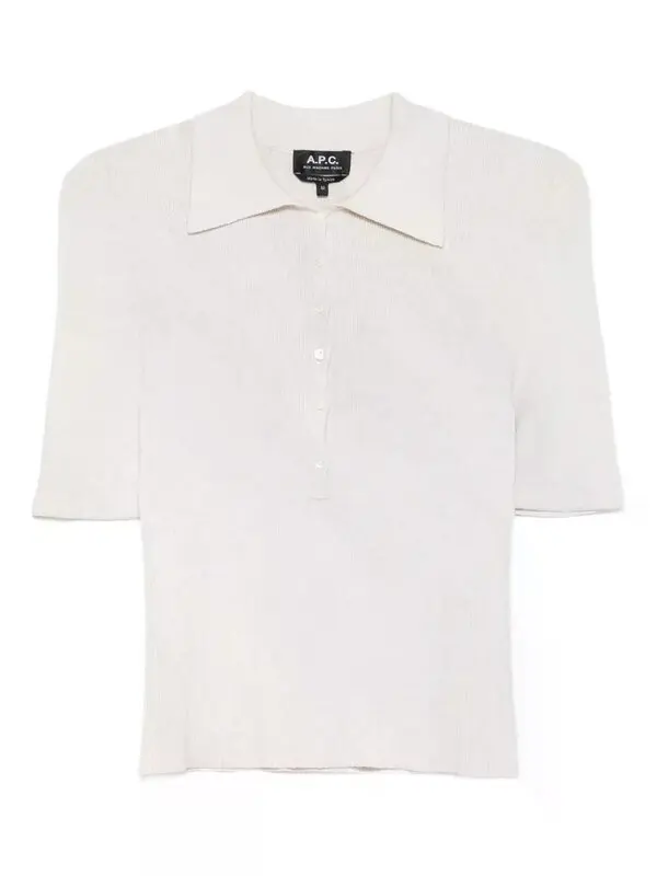A.p.c. Cotton Polo Shirt