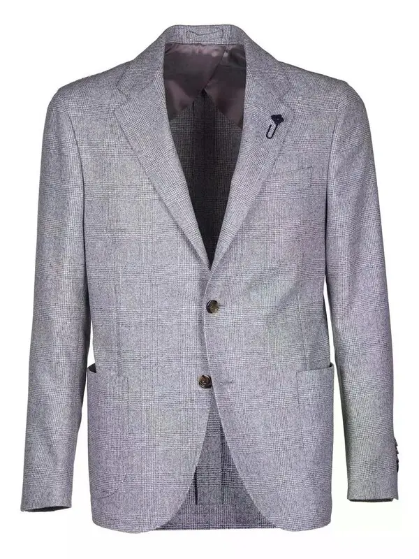 LARDINI Check-pocket Blazer