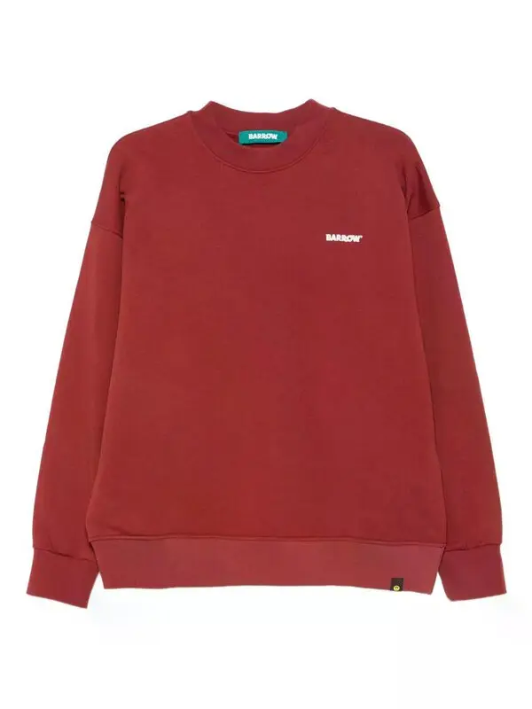 BARROW Logo-detail Crew-neck Sweatshirt