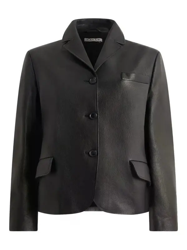 Bally Leather Blazer