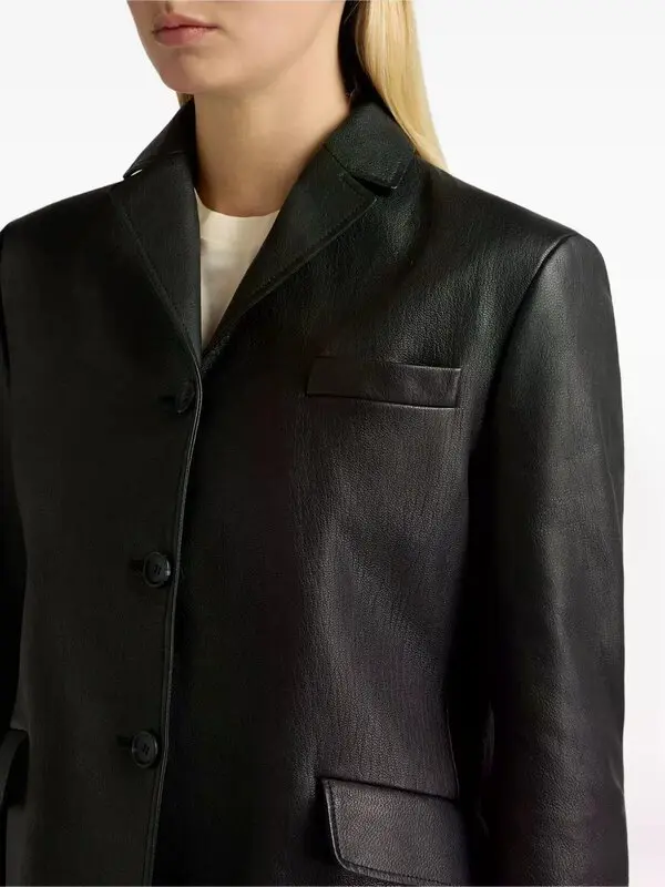 Bally Leather Blazer