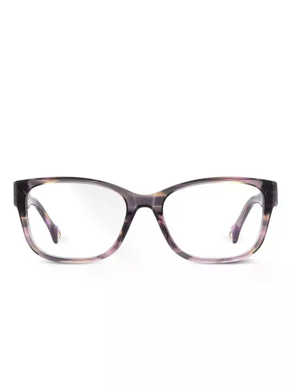Carolina Herrera Square-frame Glasses - Purple