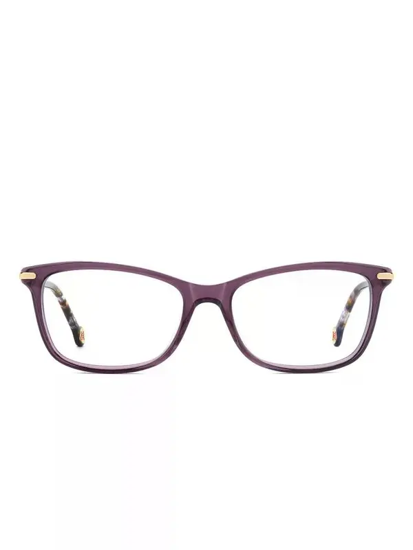 Carolina Herrera Square-frame Glasses - Purple