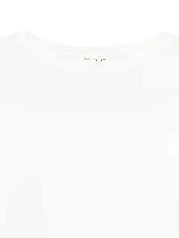 MA'RY'YA Boat-neck T-shirt