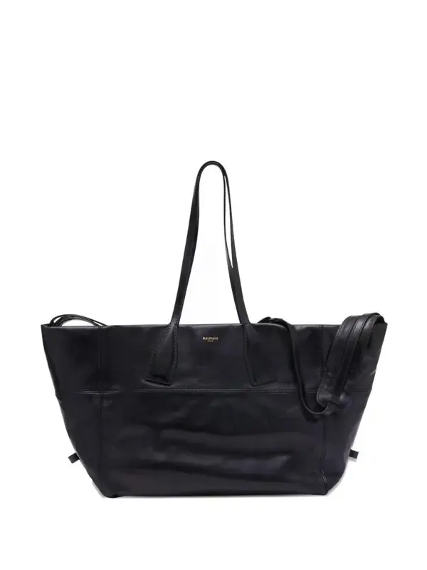 Balmain Leather Tote Bag