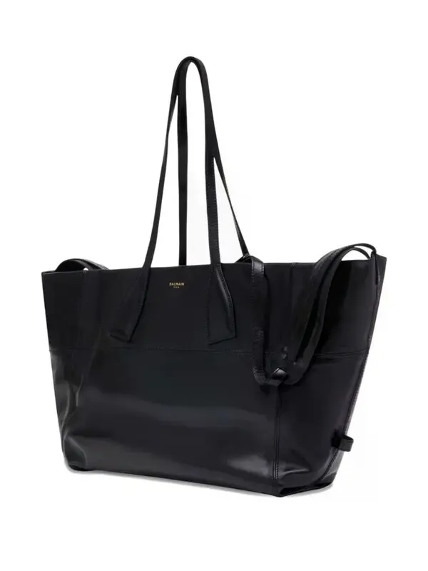 Balmain Leather Tote Bag