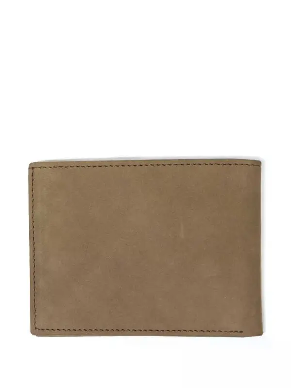 OSKLEN Debossed-logo Suede Wallet