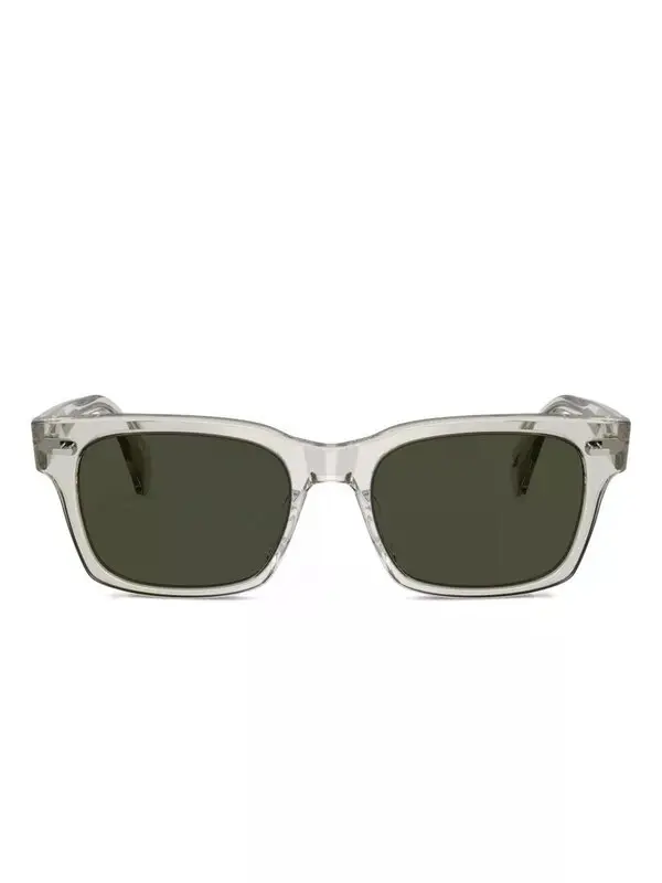 Oliver Spencer Rectangle-frame Sunglasses - Neutrals