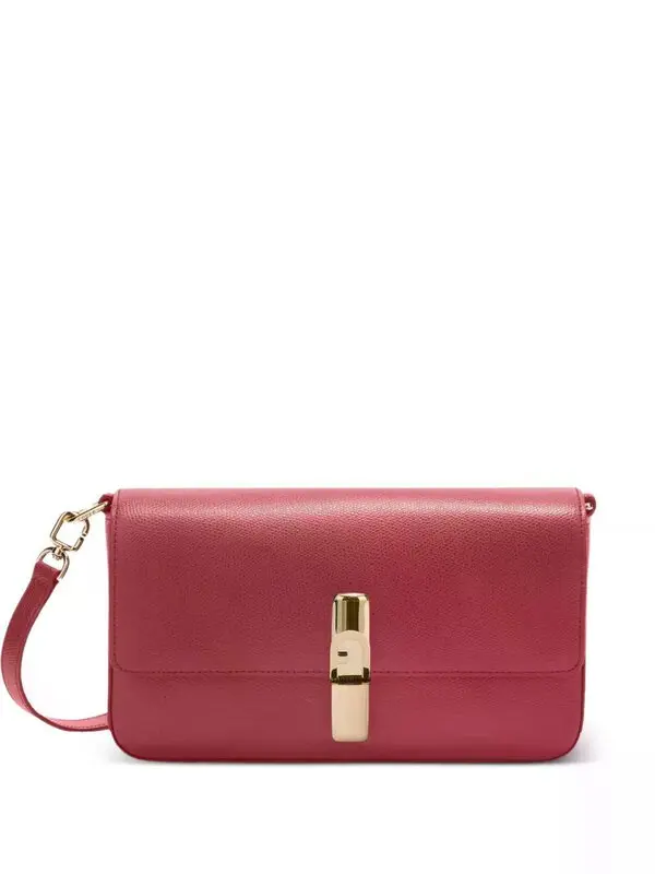 Furla Textured Leather Shoulder Bag