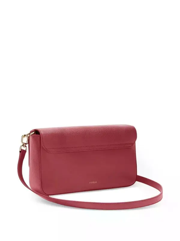 Furla Textured Leather Shoulder Bag