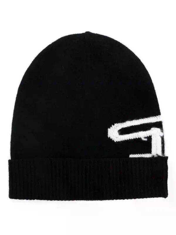 DIESEL® Logo-intarsia Beanie