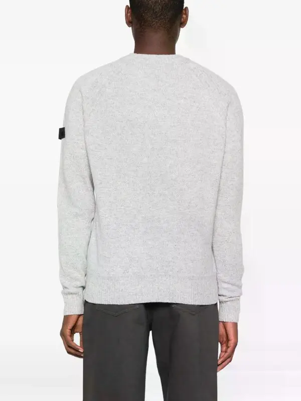 Peuterey Crew-neck Sweater With Logo Patch