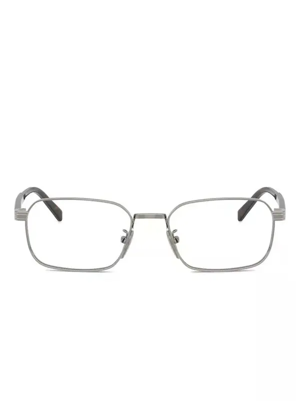 Prada Rectangle-frame Glasses - Silver